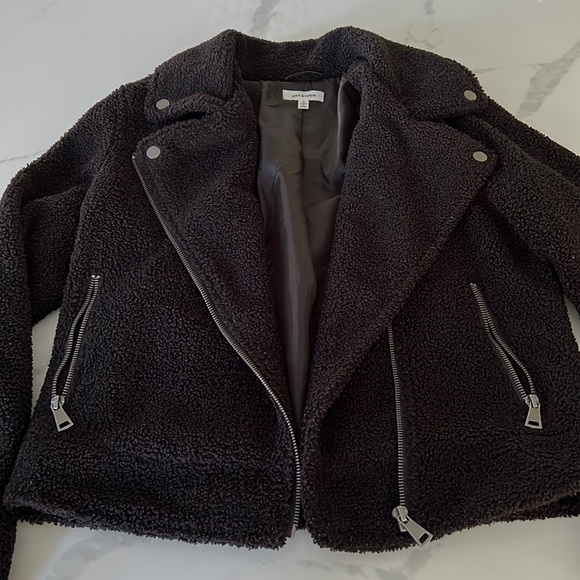 Max Studio | Jackets & Coats | Max Studio Womens Asymmetrical Teddy ...